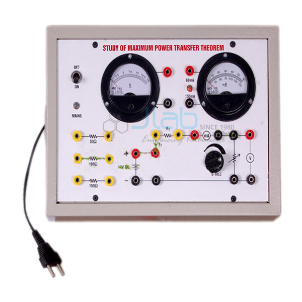 Verification of Maximum Power Transfer Theorem in DC Circuits